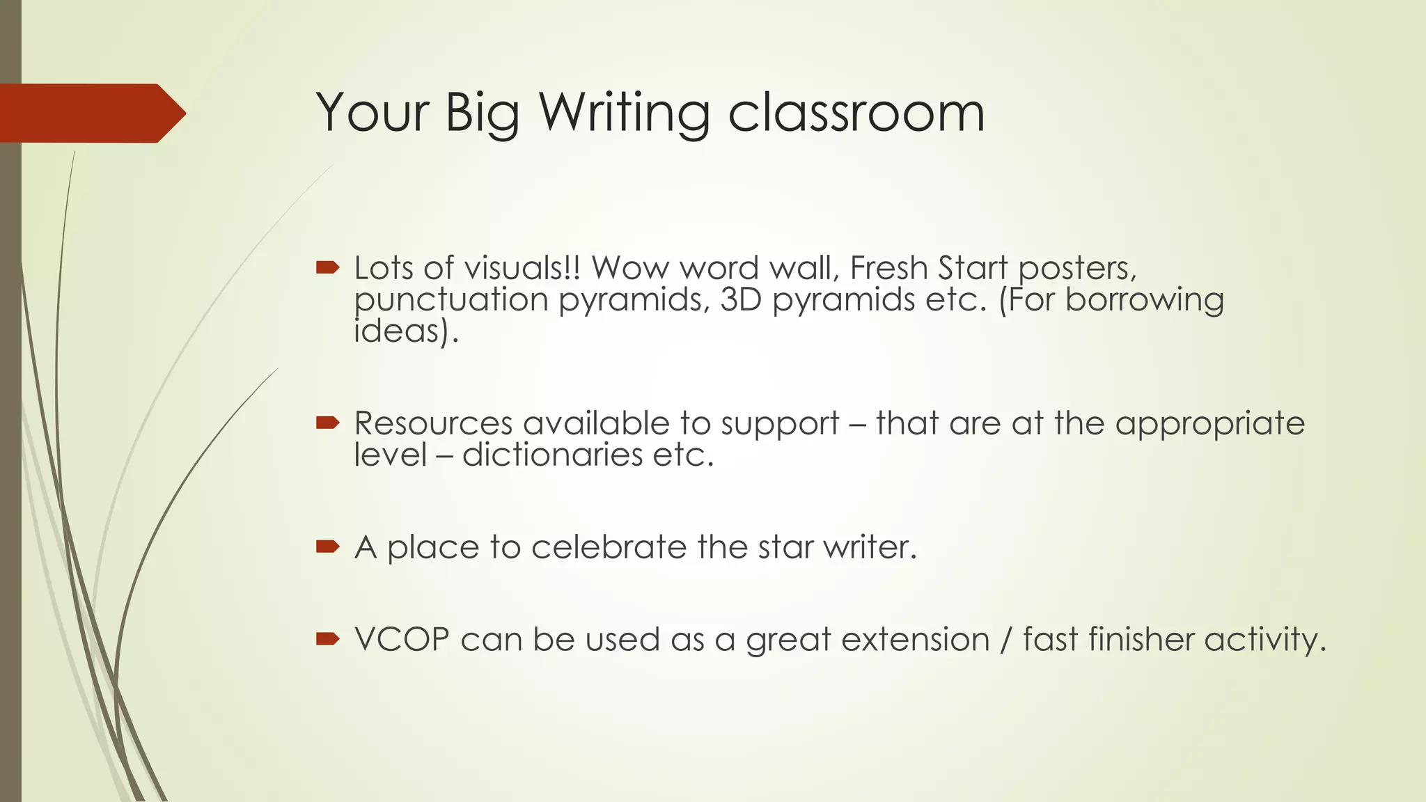 Big writing power point | PPTX