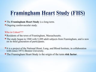 CASE STUDY OF cohort studY | PPTX