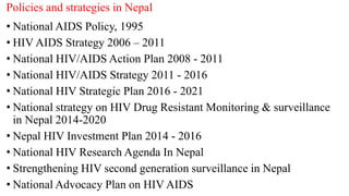 HIV epidemic situation in Nepal | PPTX