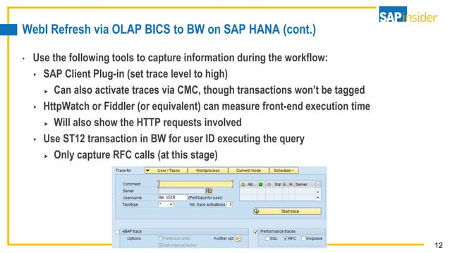 Analysing and Troubleshooting Performance Issues in SAP BusinessObjects BI Reports and ...