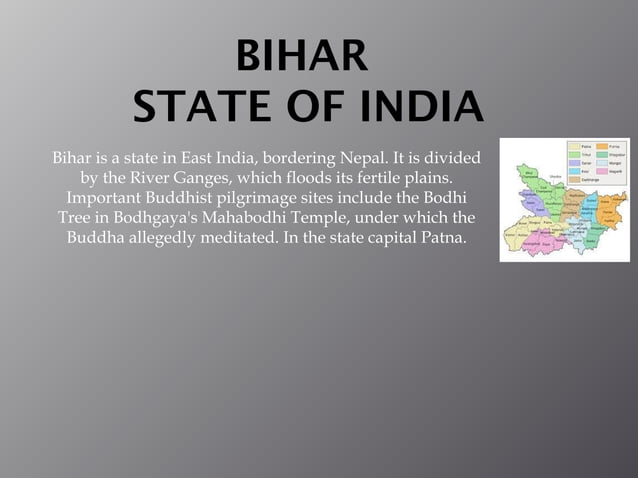 BIHAR and the population of the bihar and rising danger of the ...
