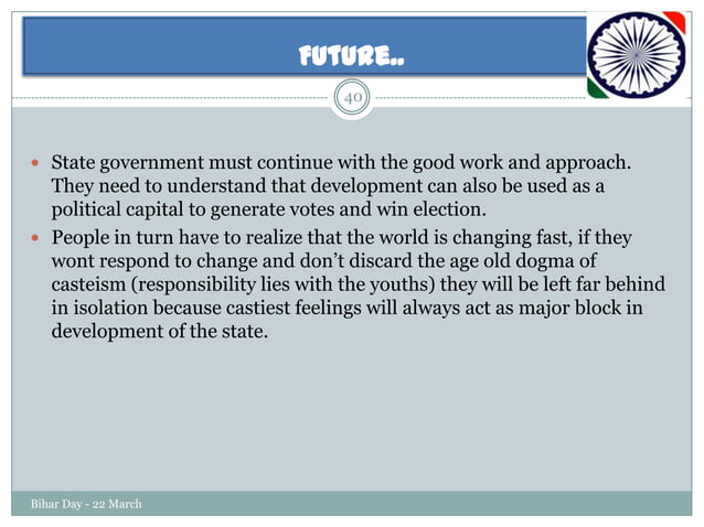 Bihar an overview | PPTX | Hinduism | Religion & Spirituality