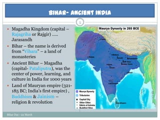 Bihar an overview | PPTX