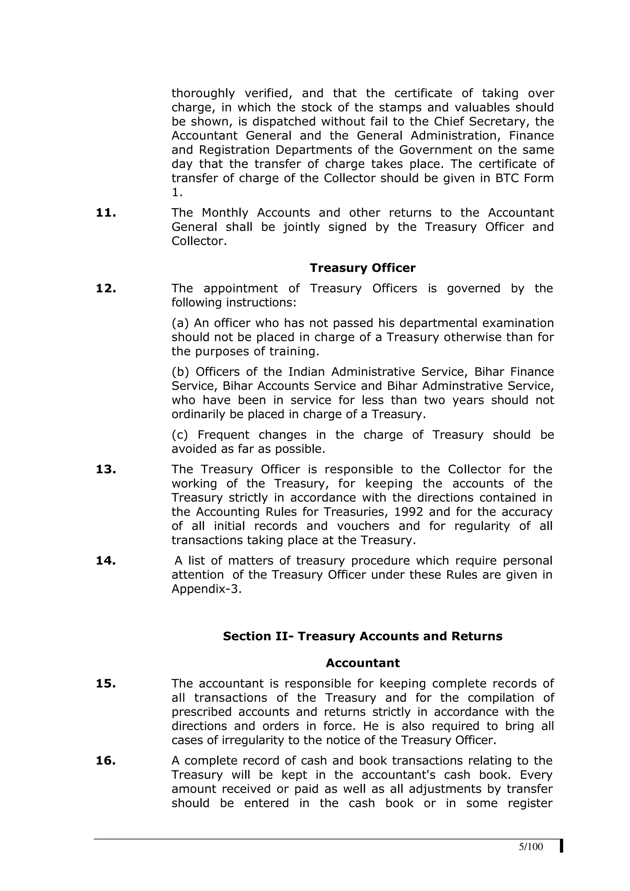 Bihar treasury-code-2011 | PDF