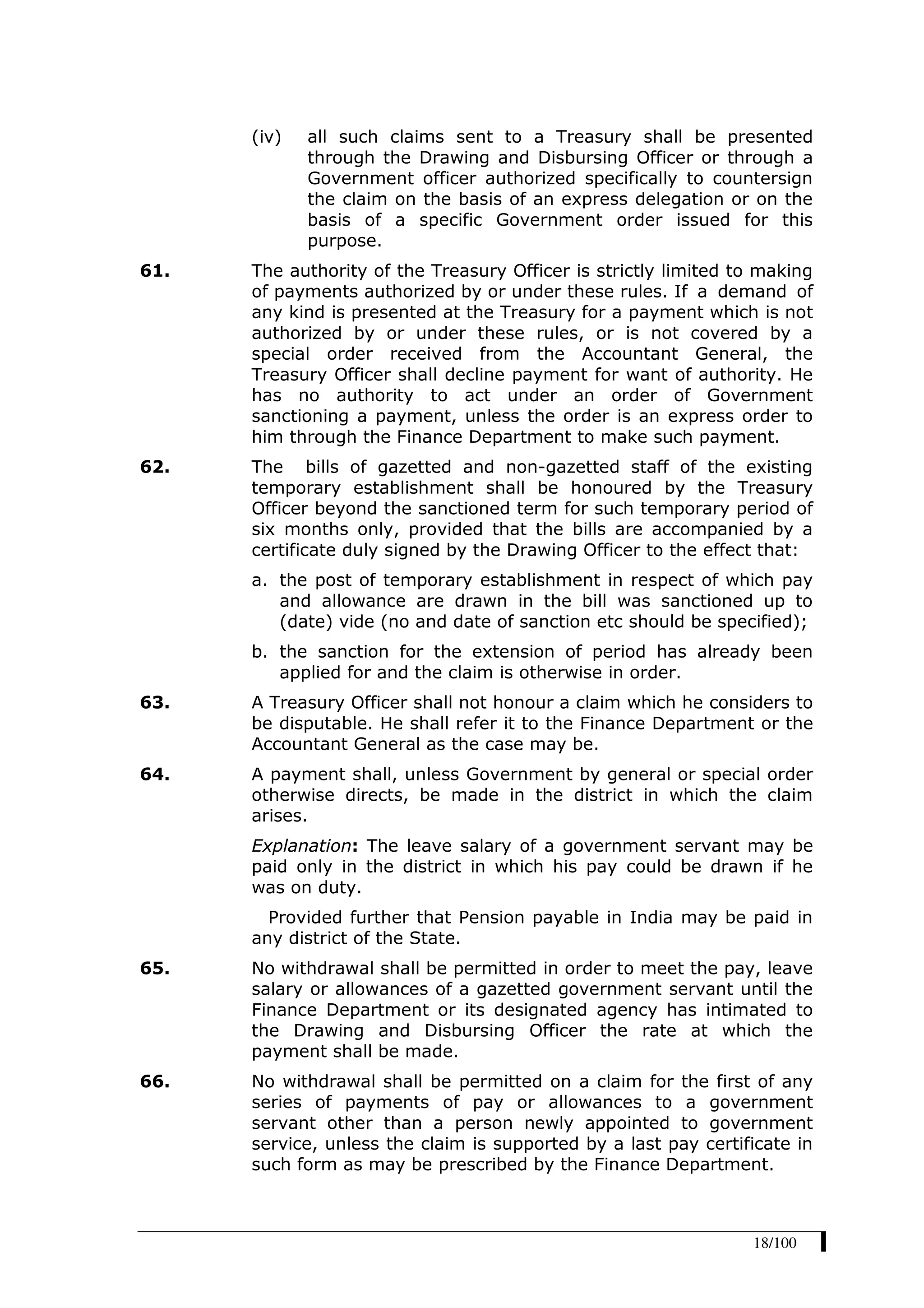 Bihar treasury-code-2011 | PDF