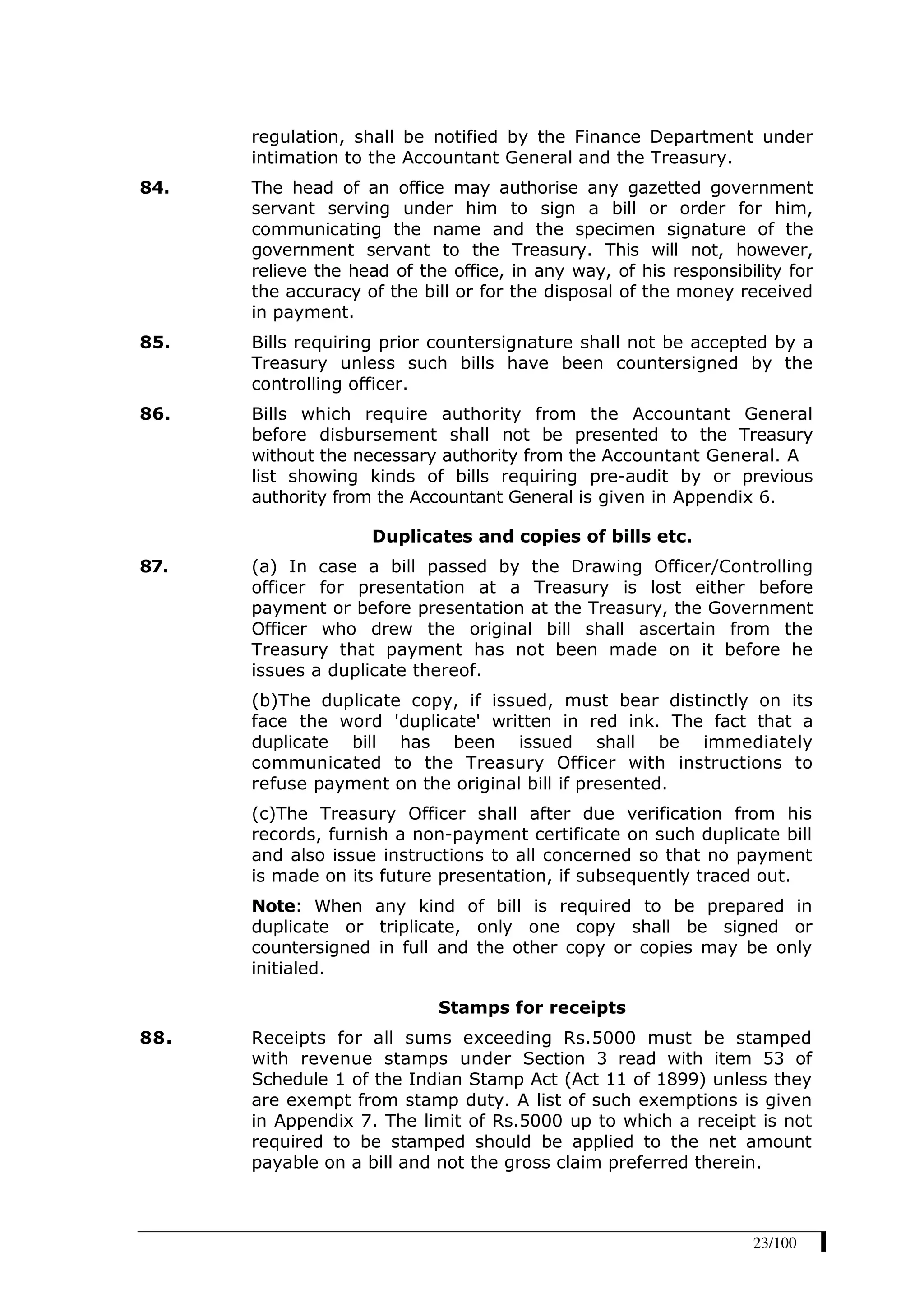 Bihar treasury-code-2011 | PDF