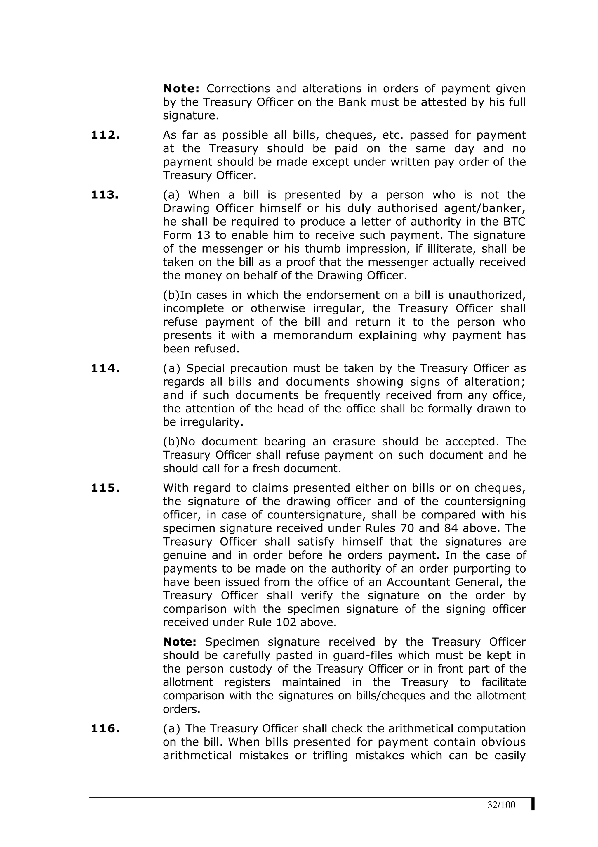 Bihar treasury-code-2011 | PDF