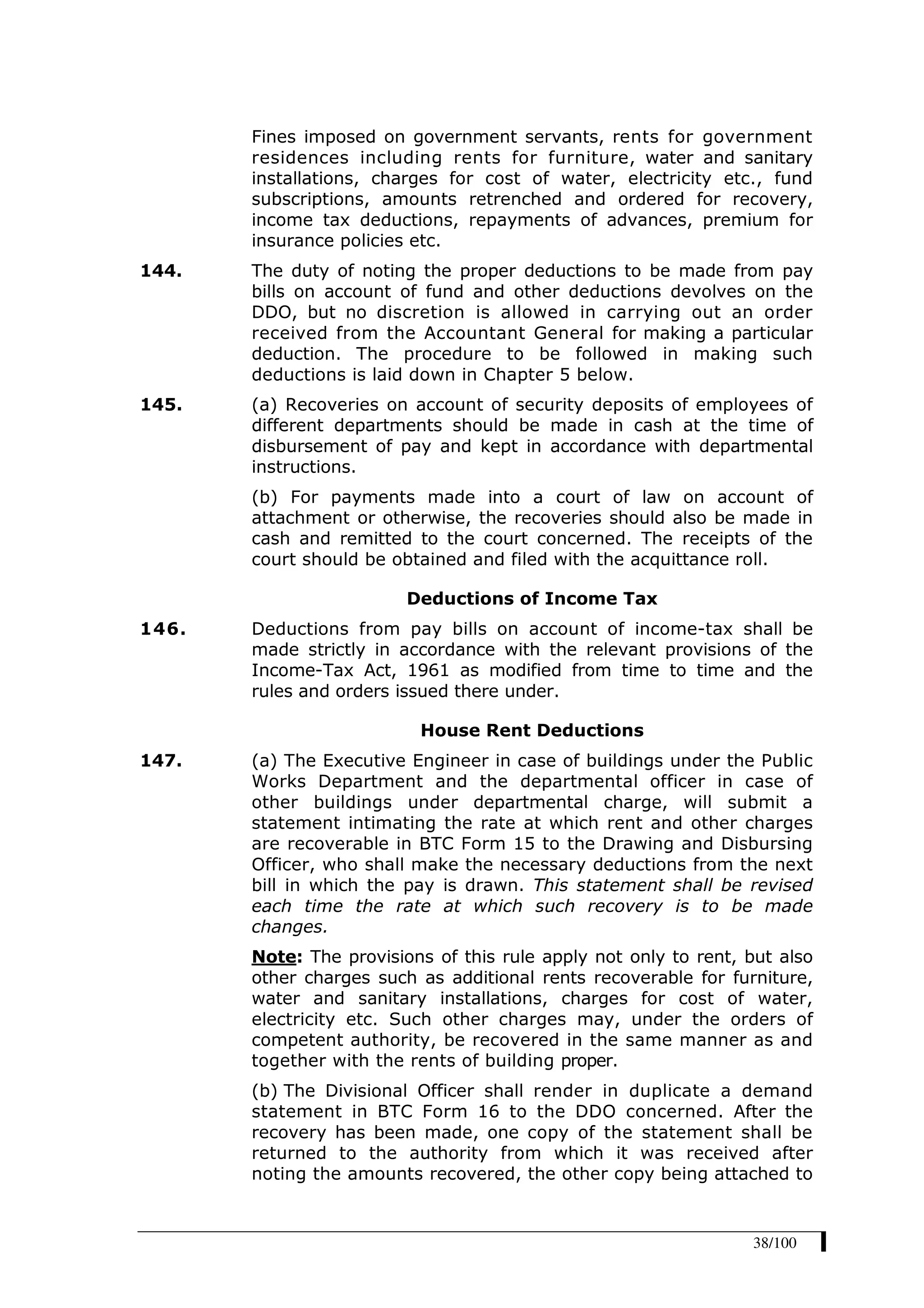 Bihar treasury-code-2011 | PDF