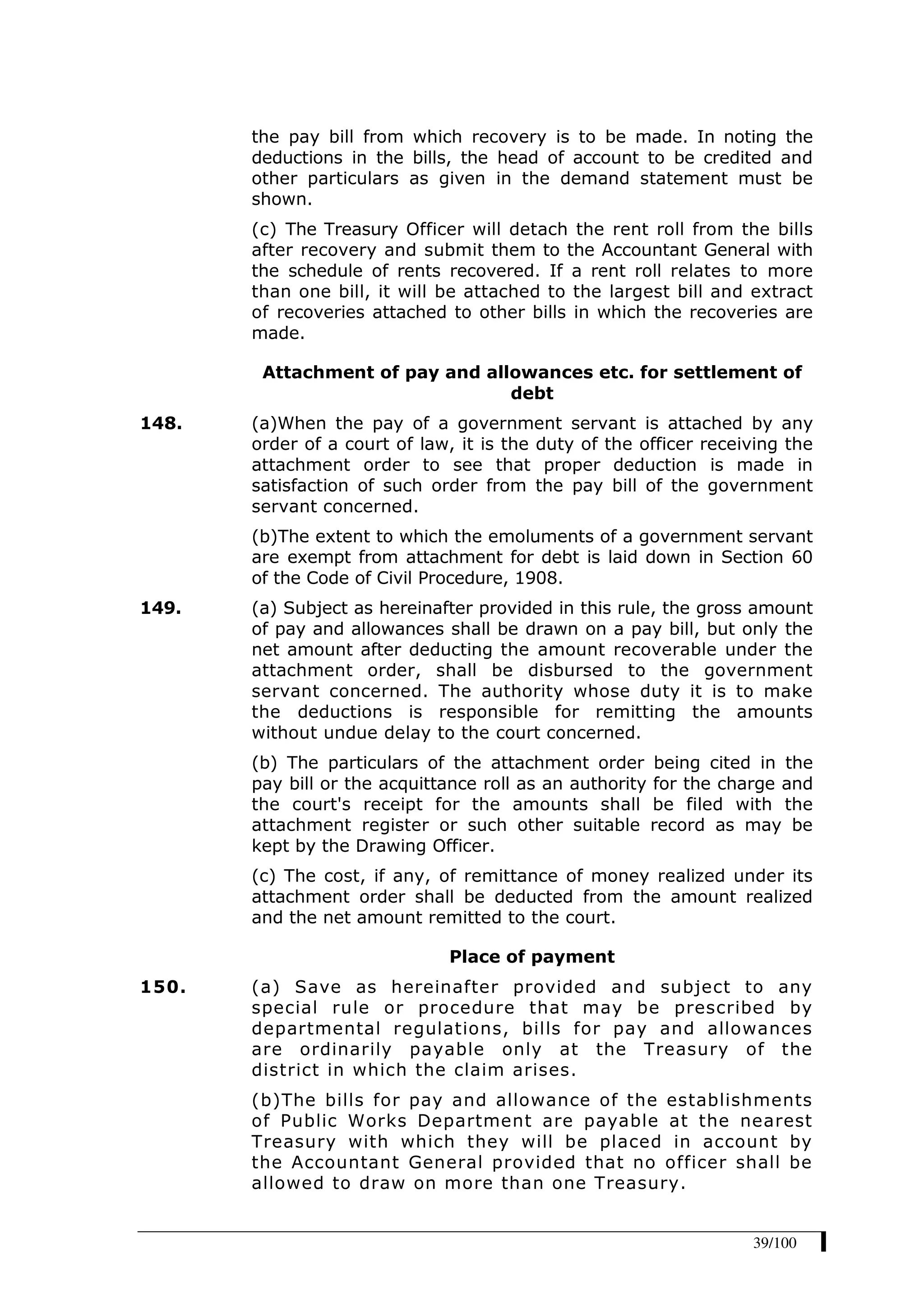 Bihar treasury-code-2011 | PDF