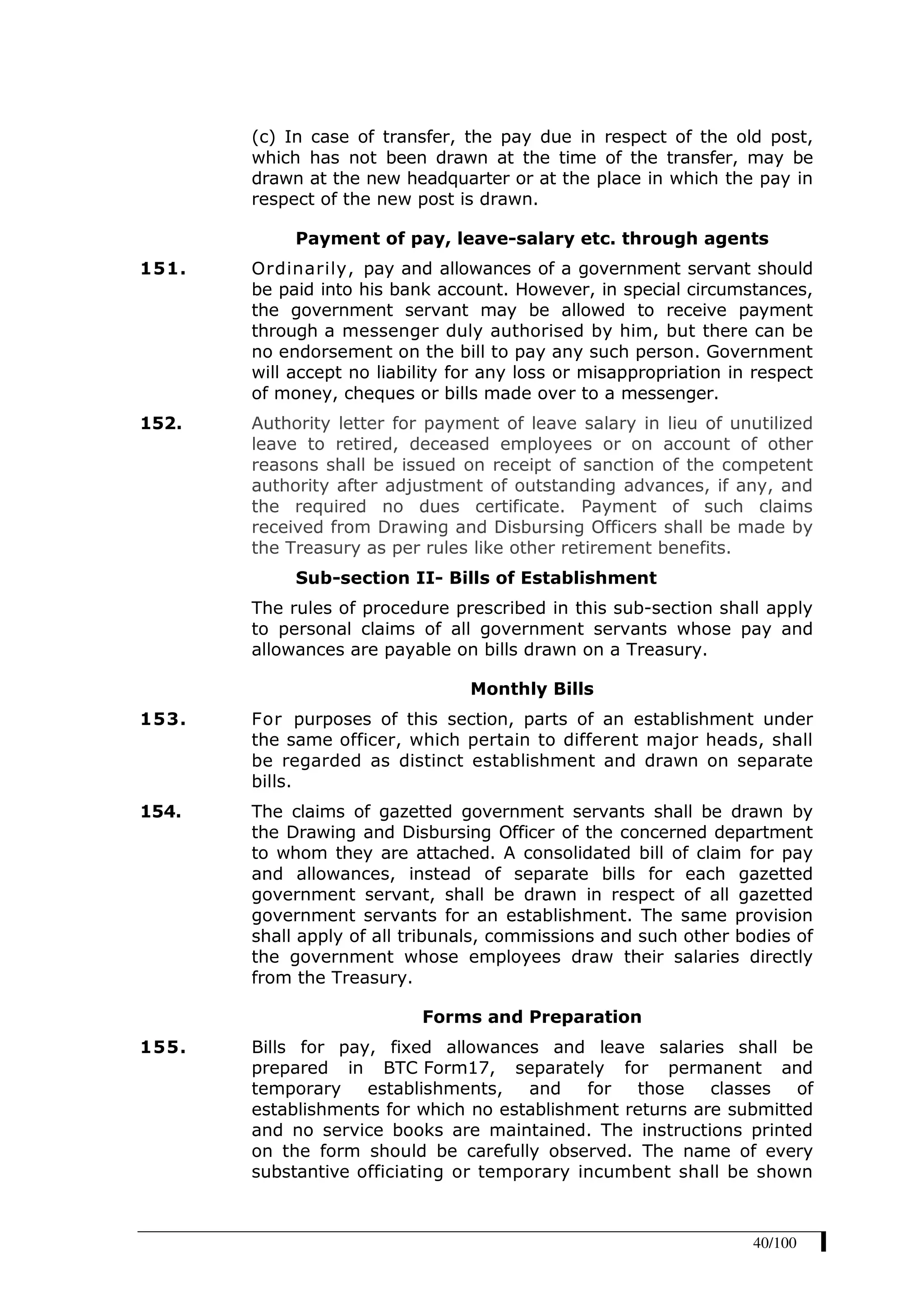 Bihar treasury-code-2011 | PDF