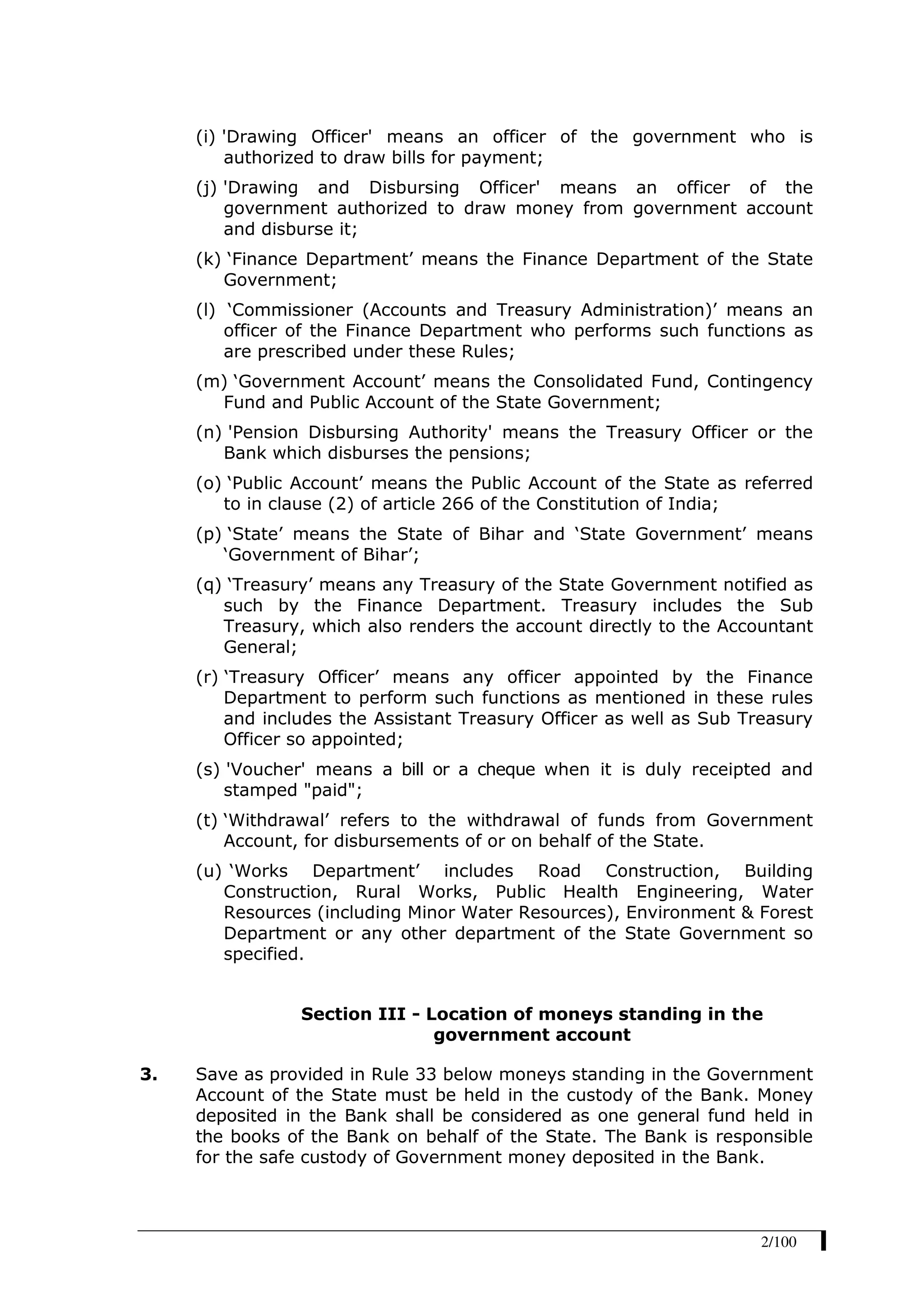 Bihar treasury-code-2011 | PDF