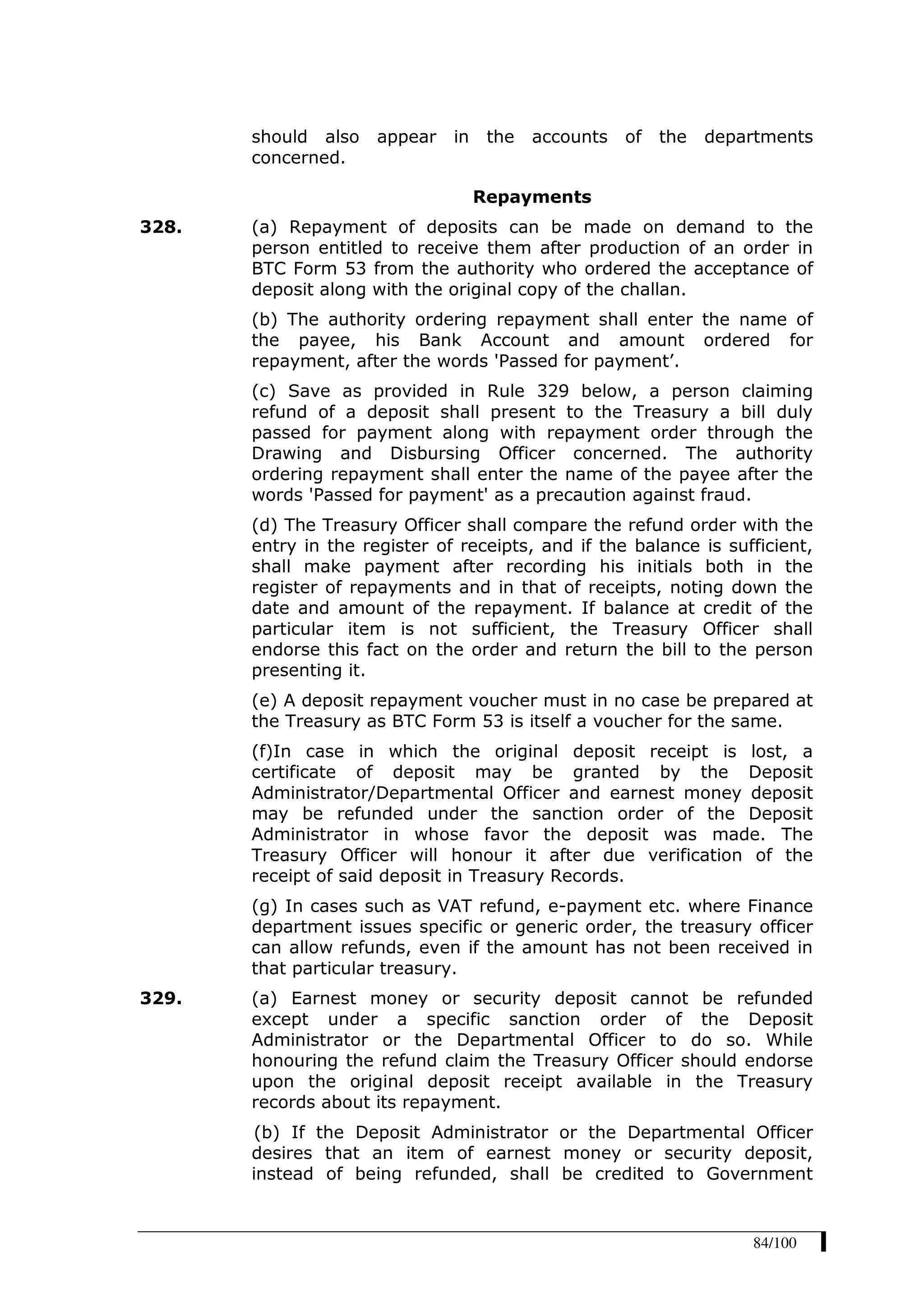 Bihar treasury-code-2011 | PDF