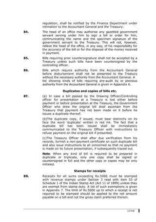 Bihar treasury-code-2011 | PDF