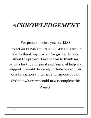 Business Intelligence | DOCX