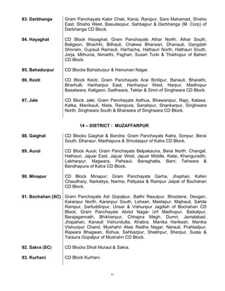 Bihar delimitation ac to blocks mapping (1) | PDF