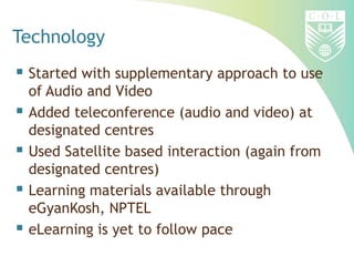 Open, Distance and eLearning in India: Status and Trends | PPTX