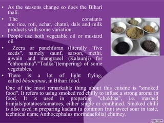 Bihar food habits | PPSX