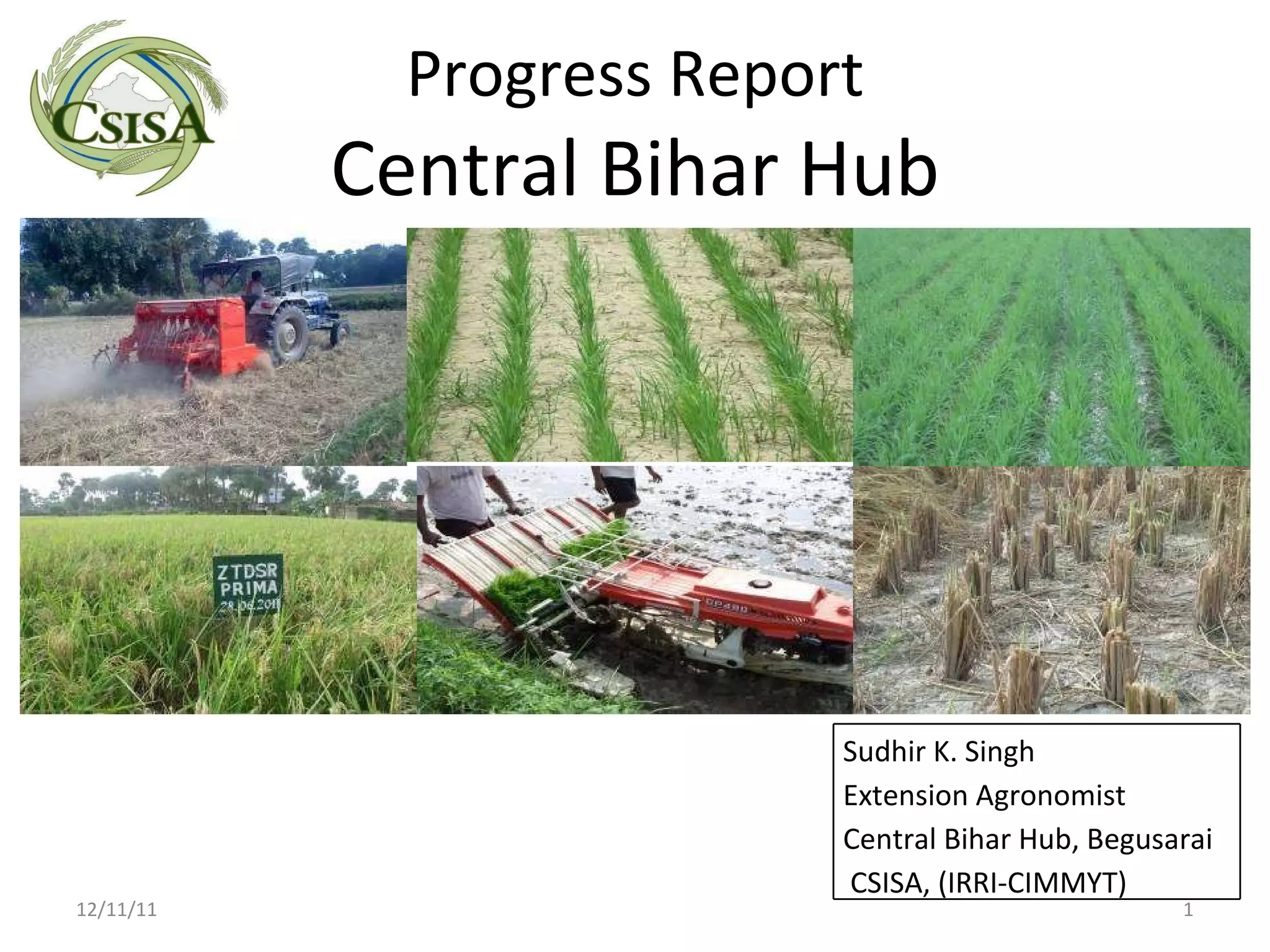 Bihar hub presentation | PPT