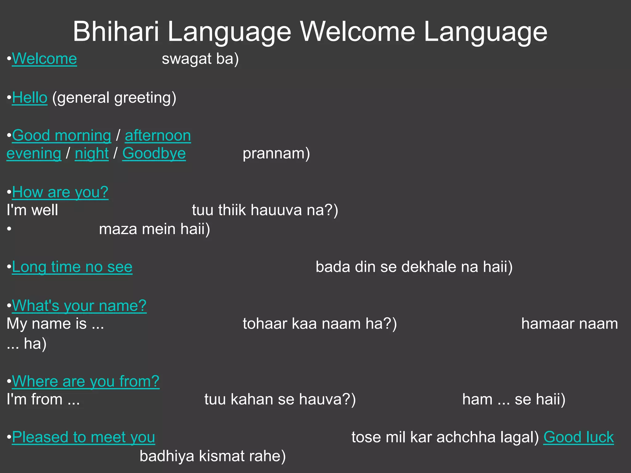 Bihari Culture | PPTX