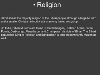 Bihari Culture | PPTX