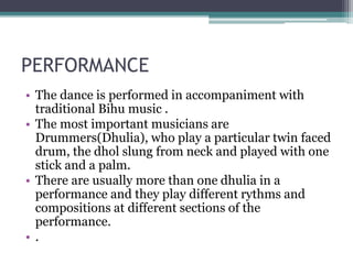 Bihu dance form of Assam (India) | PPTX