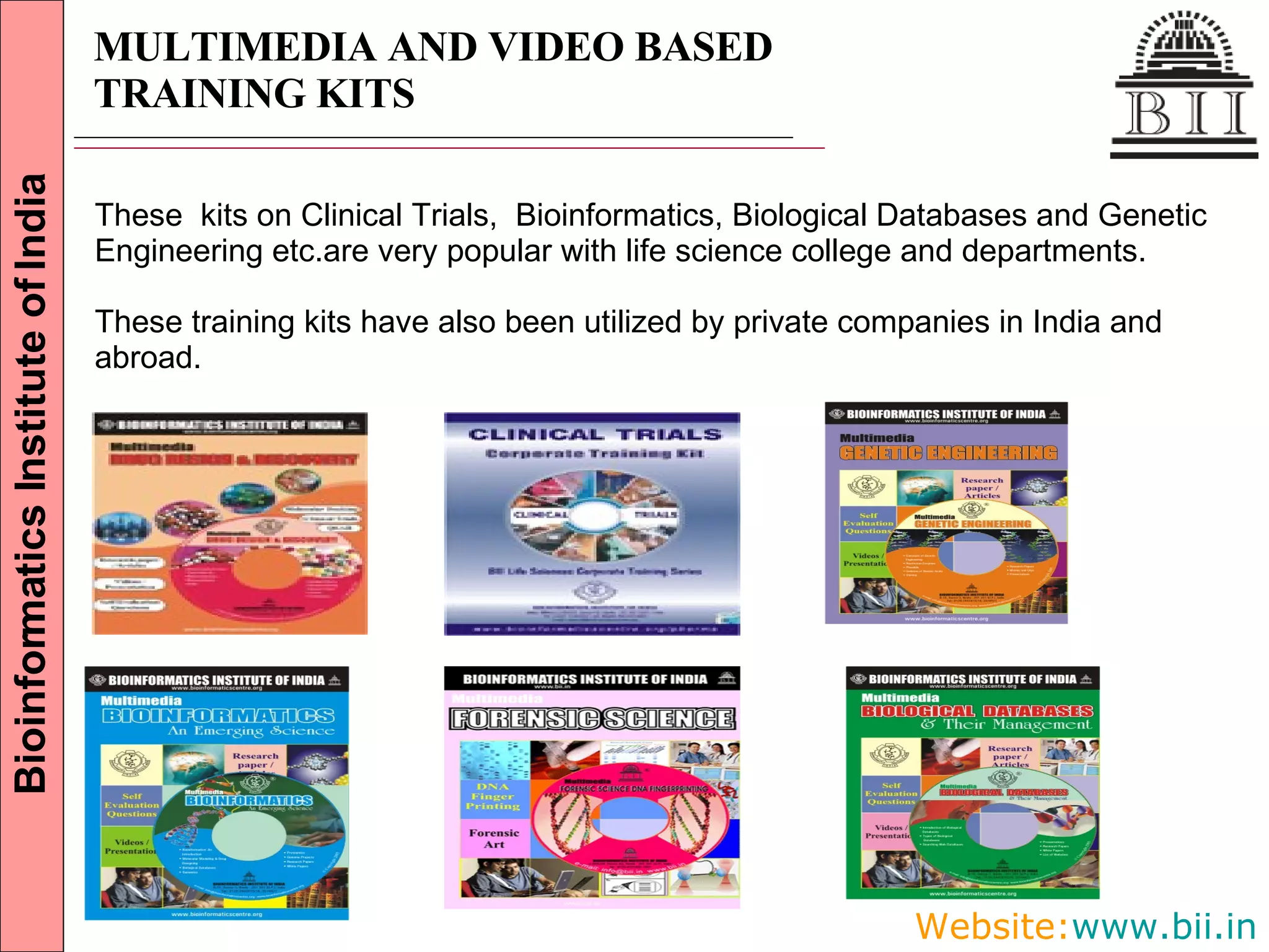 Bioinformatics Institute of India | PPT