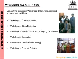 Bioinformatics Institute of India | PPT