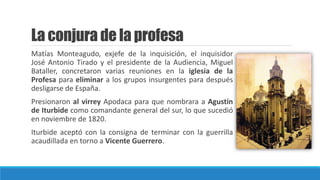 Consumación de la Independencia, Bloque II, México Independiente | PPTX