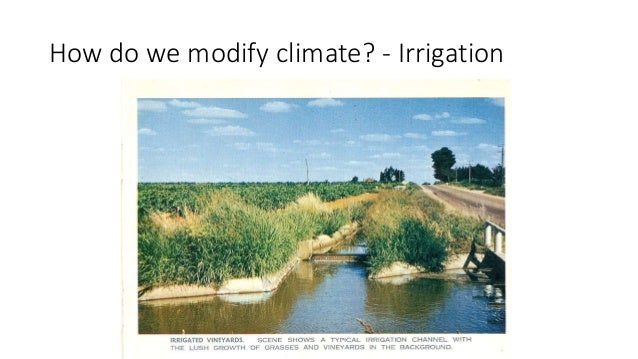How Are Biomes Modified For Agriculture