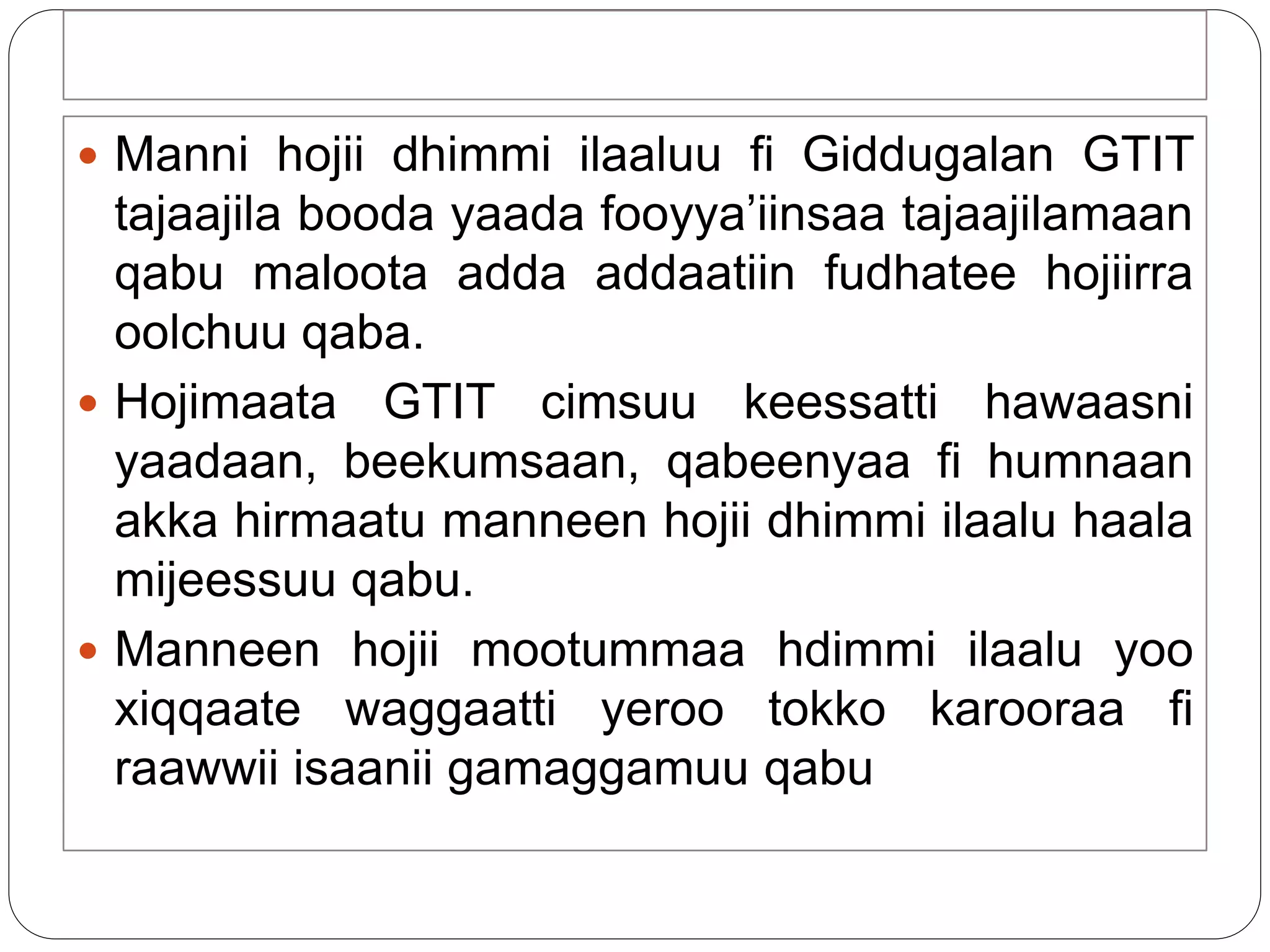 Biiroo Pabliik Sarviisii fi Misooma Qabeenya Namaa Oromiyaa Wixinee ...