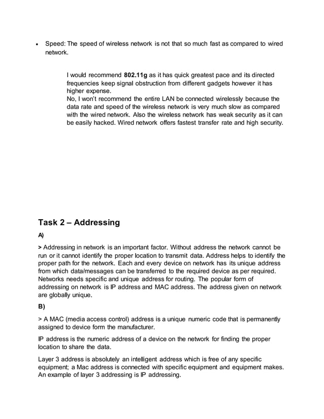 Computer Network ASsignment | DOCX