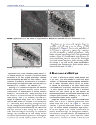 Burned area assessment using Sentinel-2A satellite imagery and DNBR ...