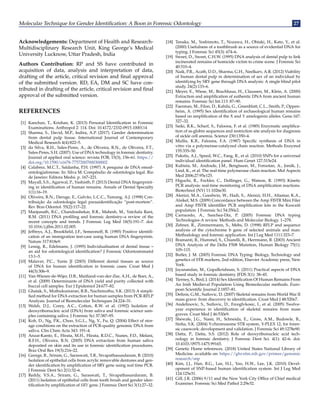 Molecular Technique for Gender Identification: A Boon in Forensic ...