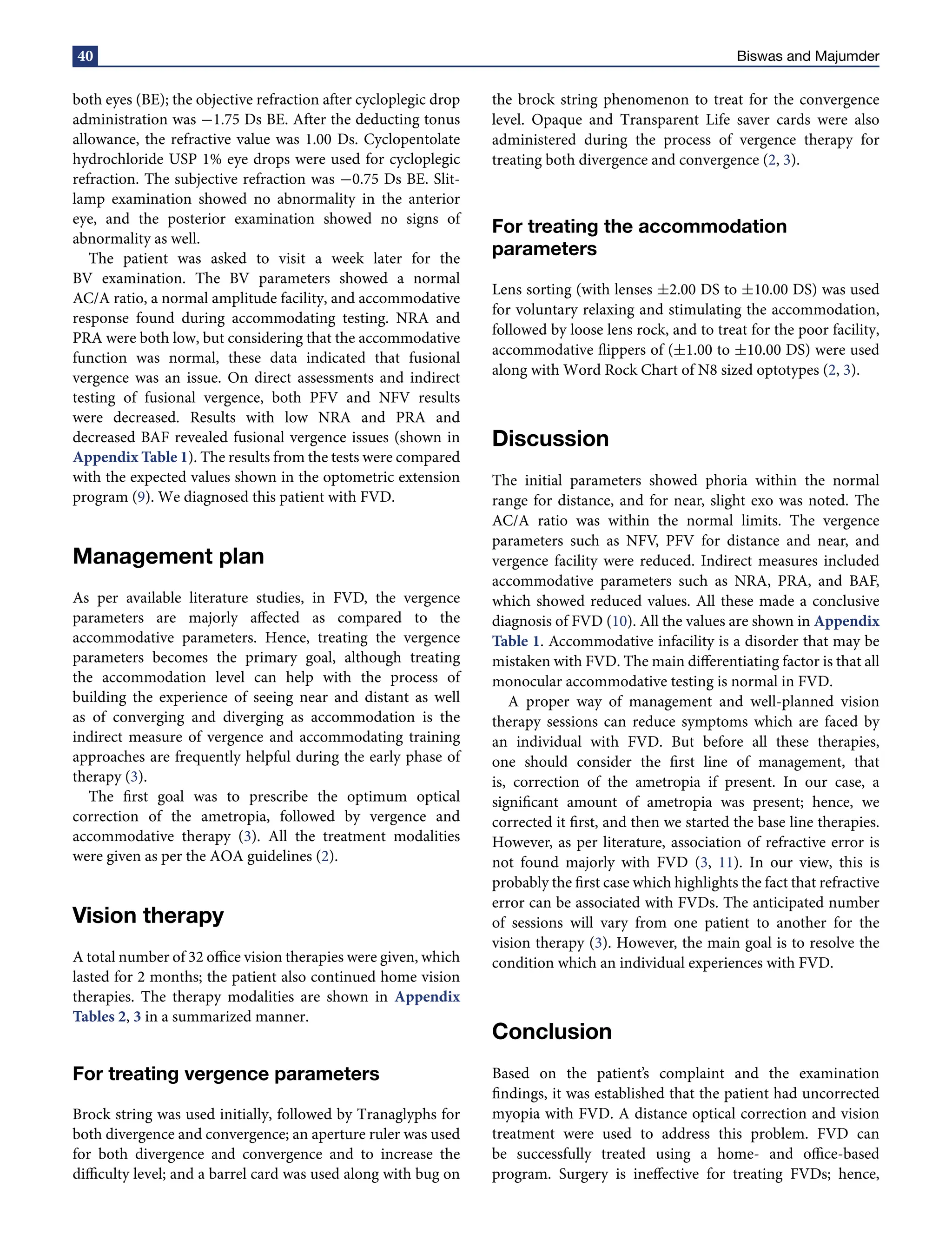 A case of fusional vergence disorder associated with myopia | PDF