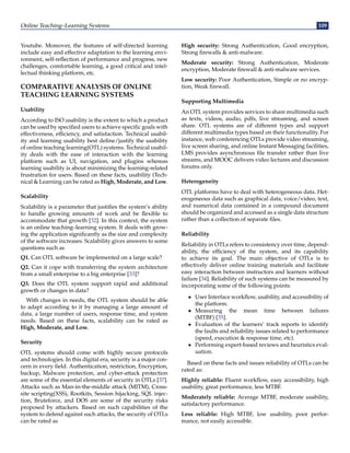 A Comprehensive Study on Online Teaching–Learning (OTL) System and Platforms | PDF