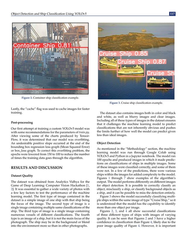 Object Detection And Ship Classification Using Yolov5