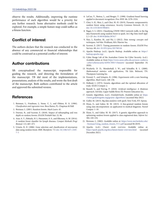 Optimizing random forests: spark implementations of random genetic forests | PDF