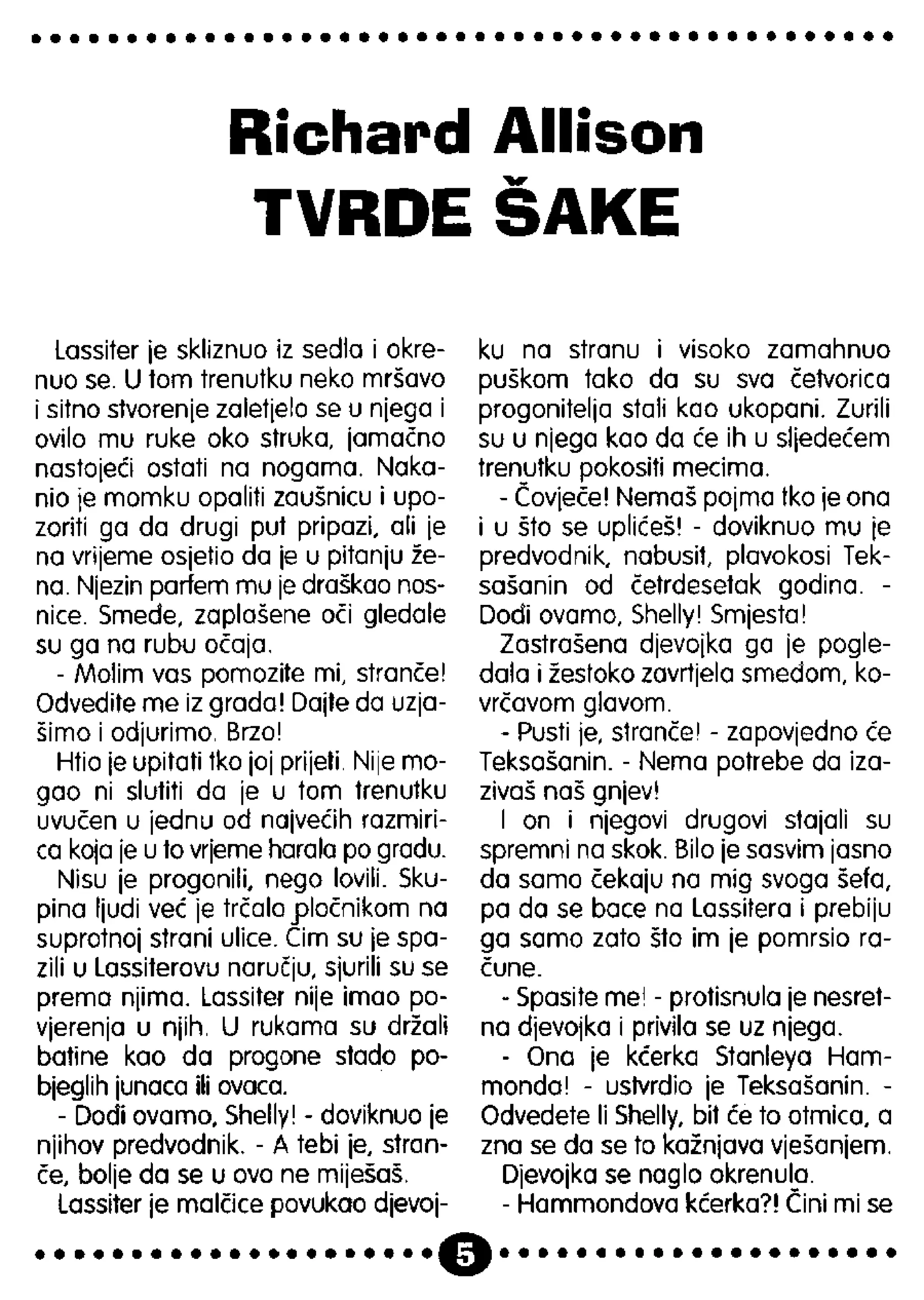 Bijeli bizon 005. tvrde sake | PDF