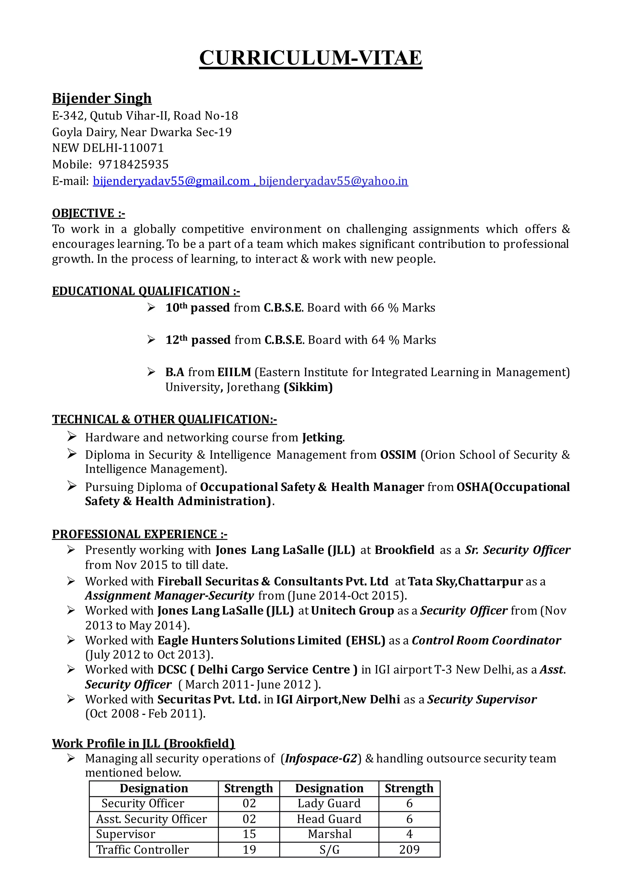 Bijender singh | DOCX