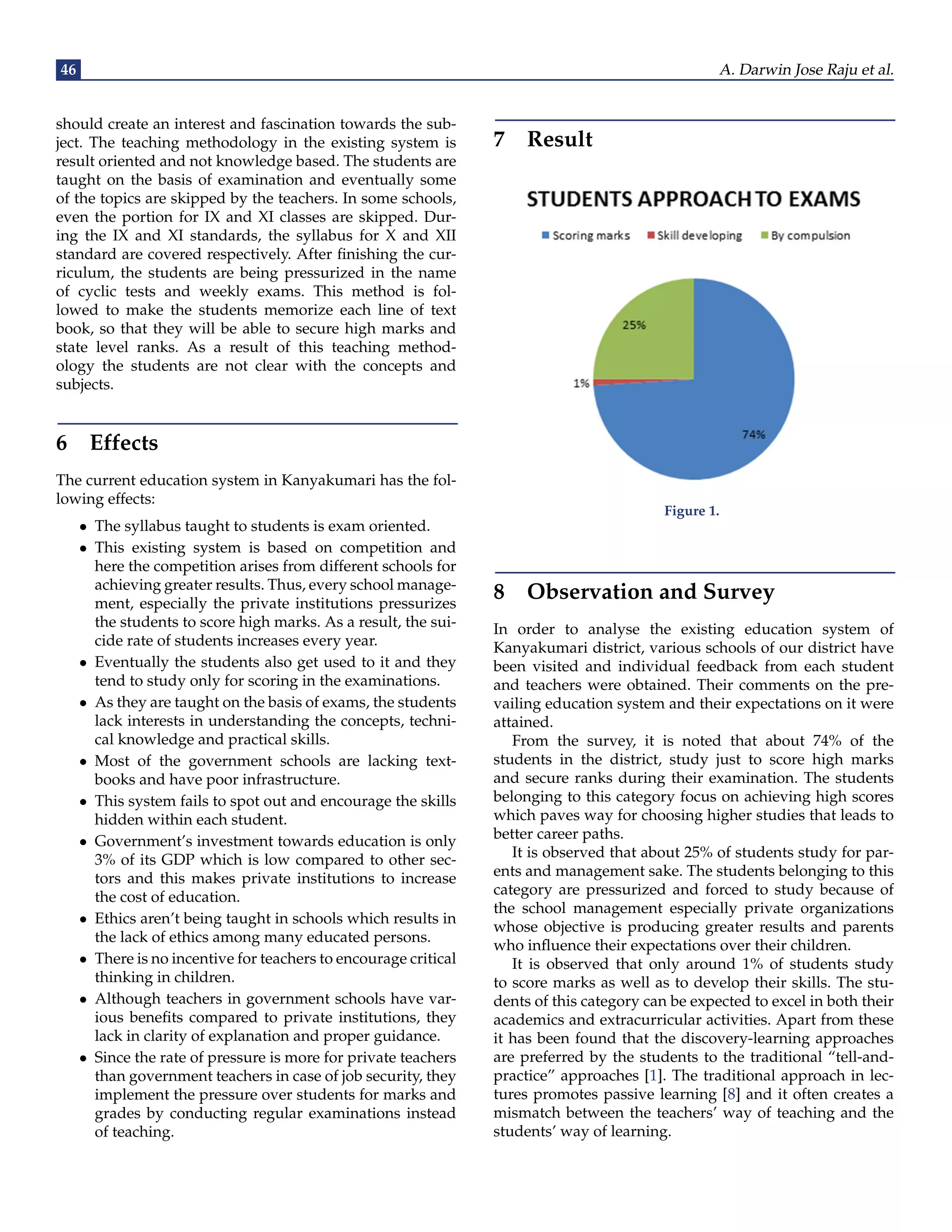 Welfare of Education in Kanyakumari District | PDF