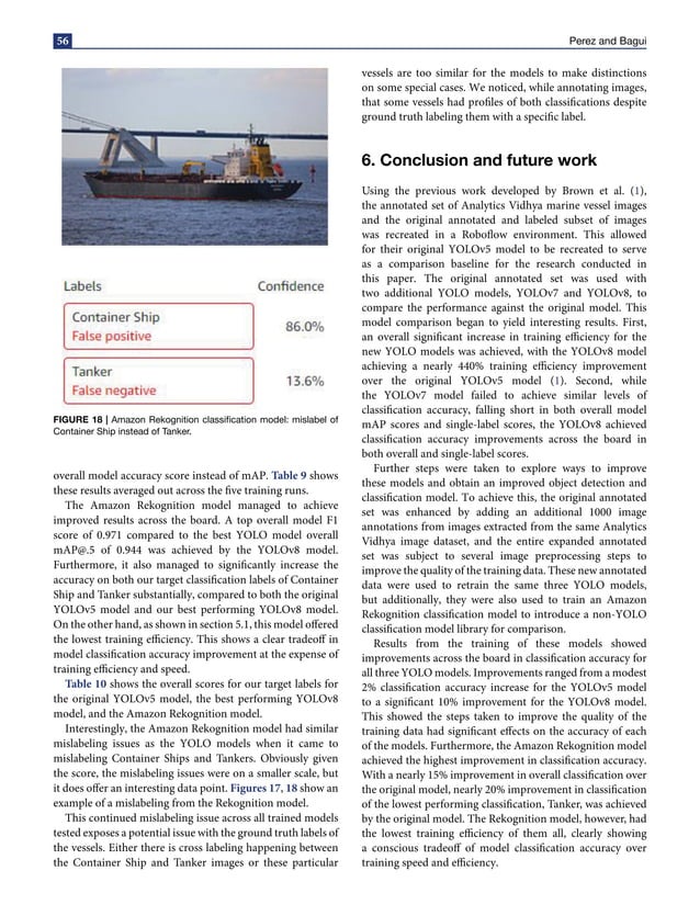 Object Detection And Ship Classification Using Yolo And Amazon