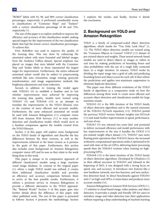 Object detection and ship classification using YOLO and Amazon ...