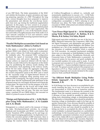 An Efficient Design of 16 Bit MAC Unit using Vedic Mathematics | PDF | Computer Software and ...
