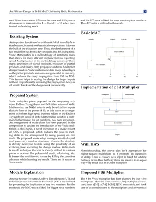 An Efficient Design of 16 Bit MAC Unit using Vedic Mathematics | PDF | Computer Software and ...
