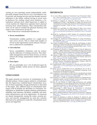 Virtualization in Distributed System: A Brief Overview | PDF