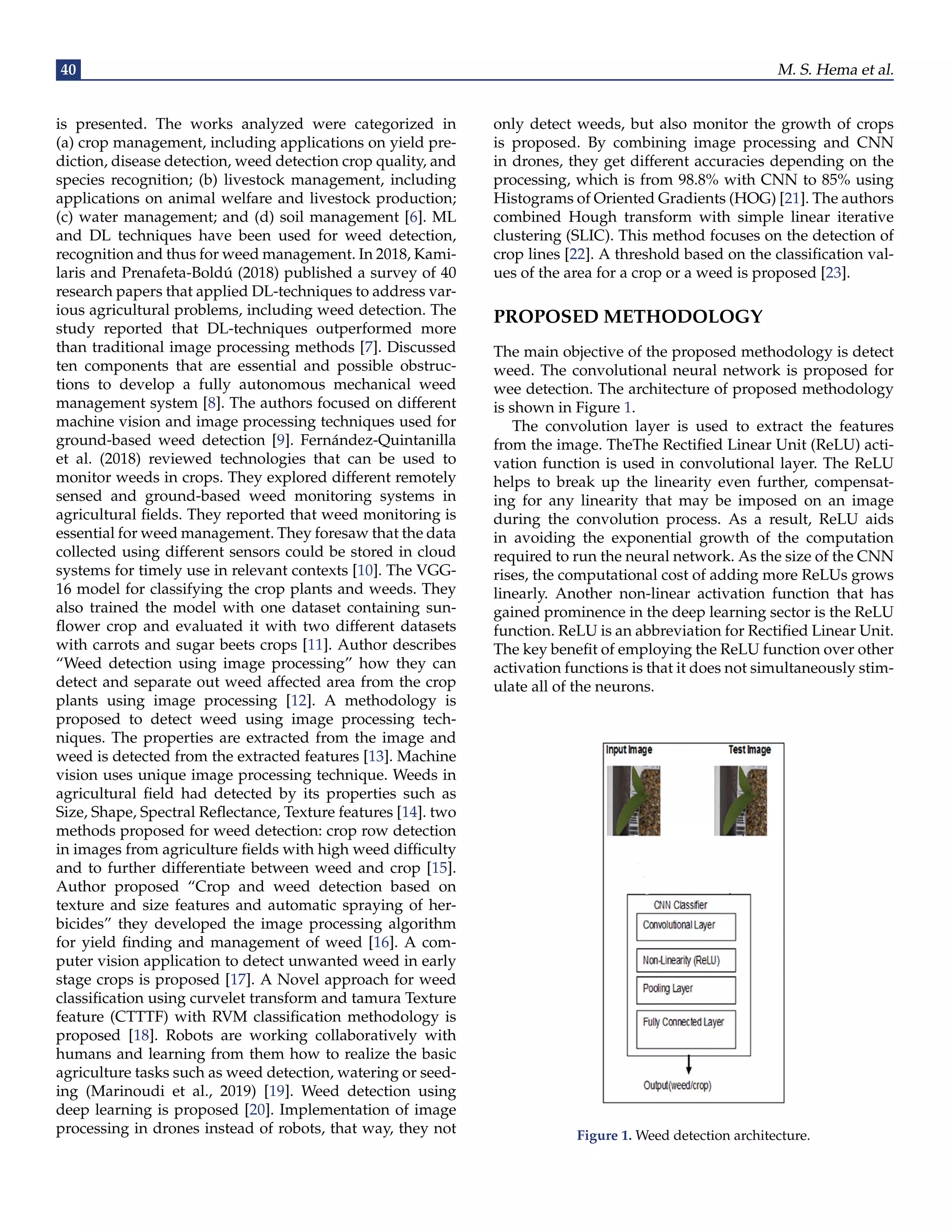 Weed Detection Using Convolutional Neural Network Pdf Agriculture Industries