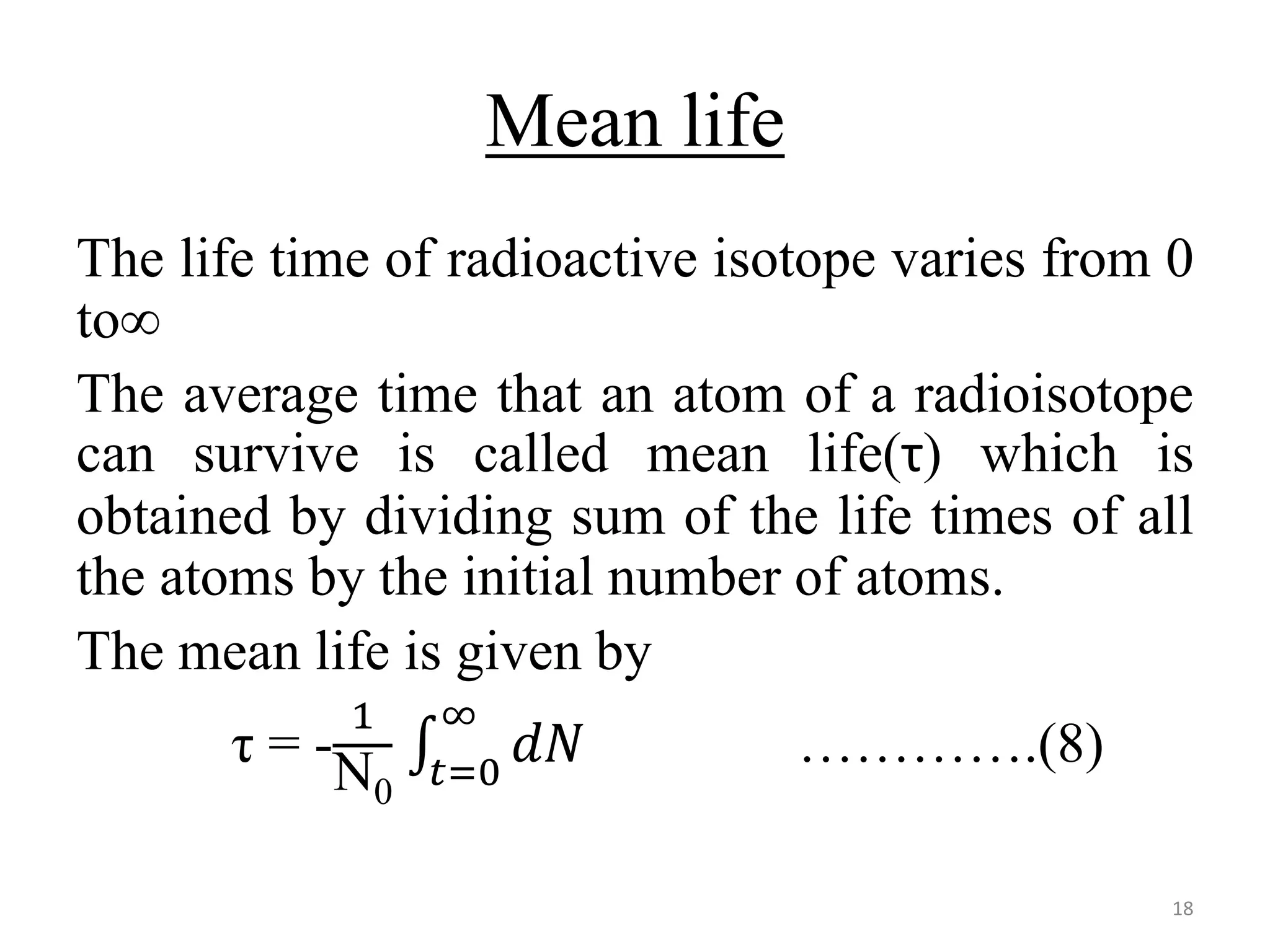 Radioactive decay, kinetics and equilibrium | PPTX