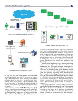 Automation Attendance Systems Approaches: A Practical Review | PDF