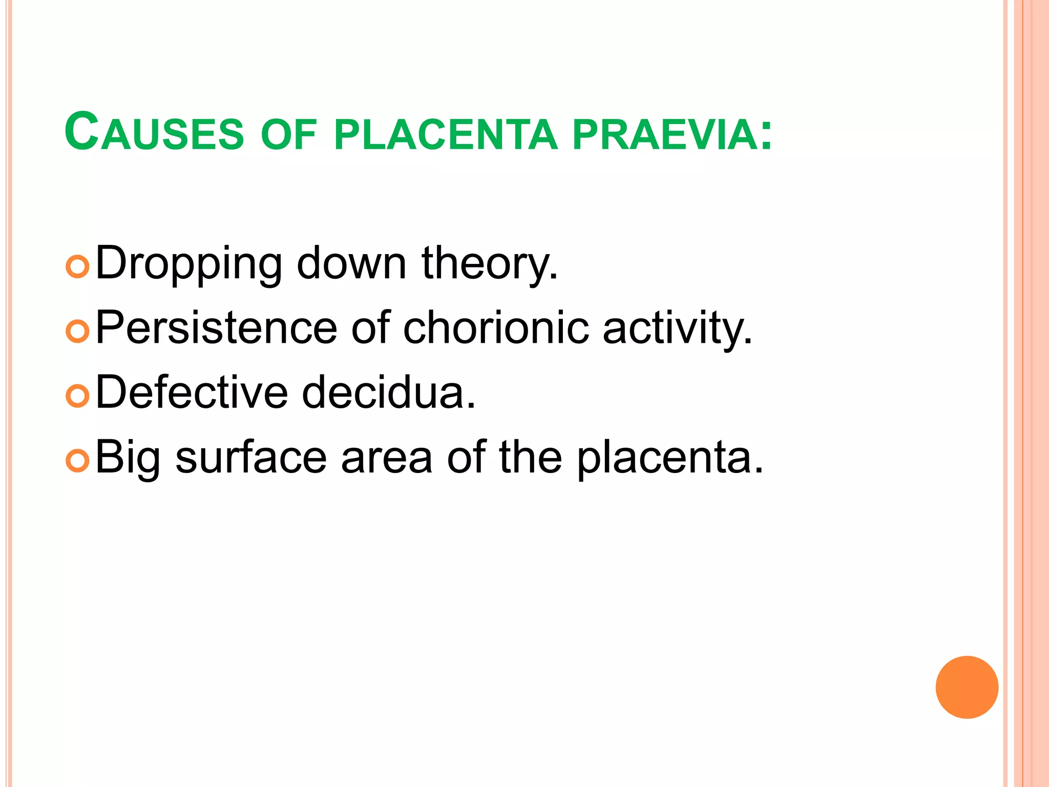 Placenta Praevia.pptx | Pregnancy | Reproductive Health