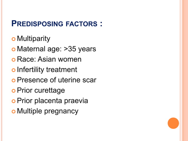 Placenta Praevia.pptx | Pregnancy | Reproductive Health